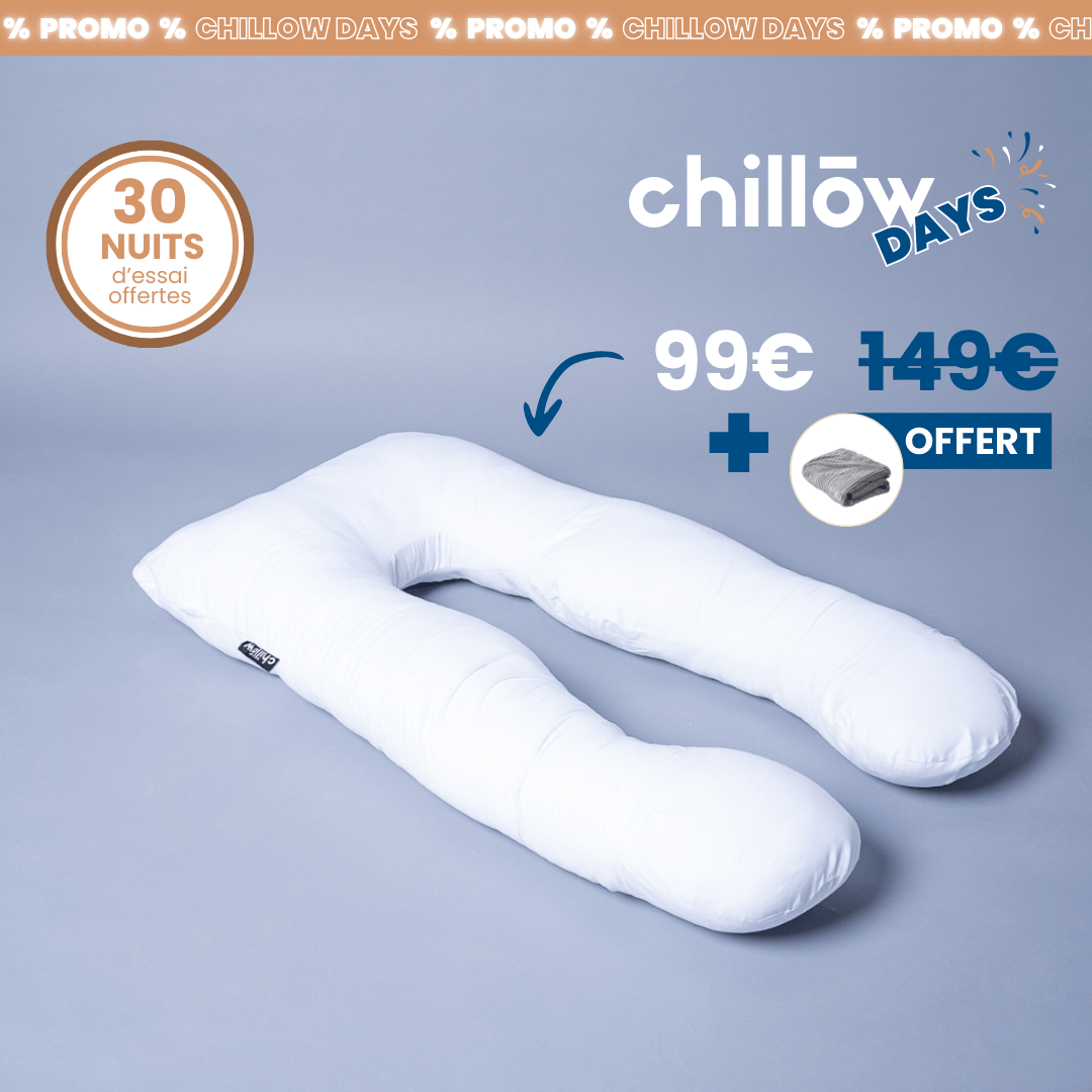 Coussin de Corps Ergonomique en U | Taille XXL | Chillow Original