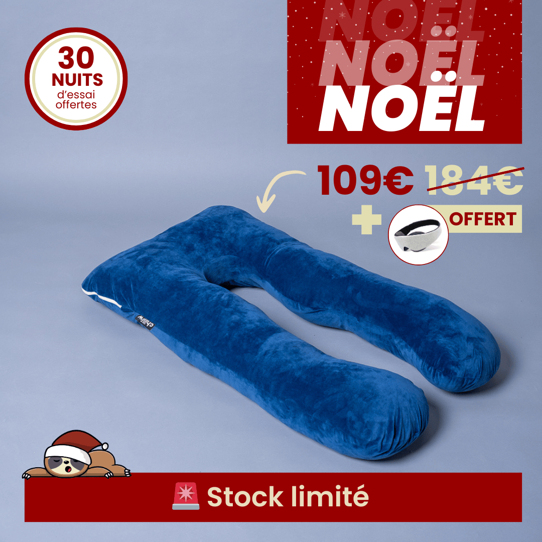 Coussin de Corps Ergonomique en U | Taille XXL | Chillow Original