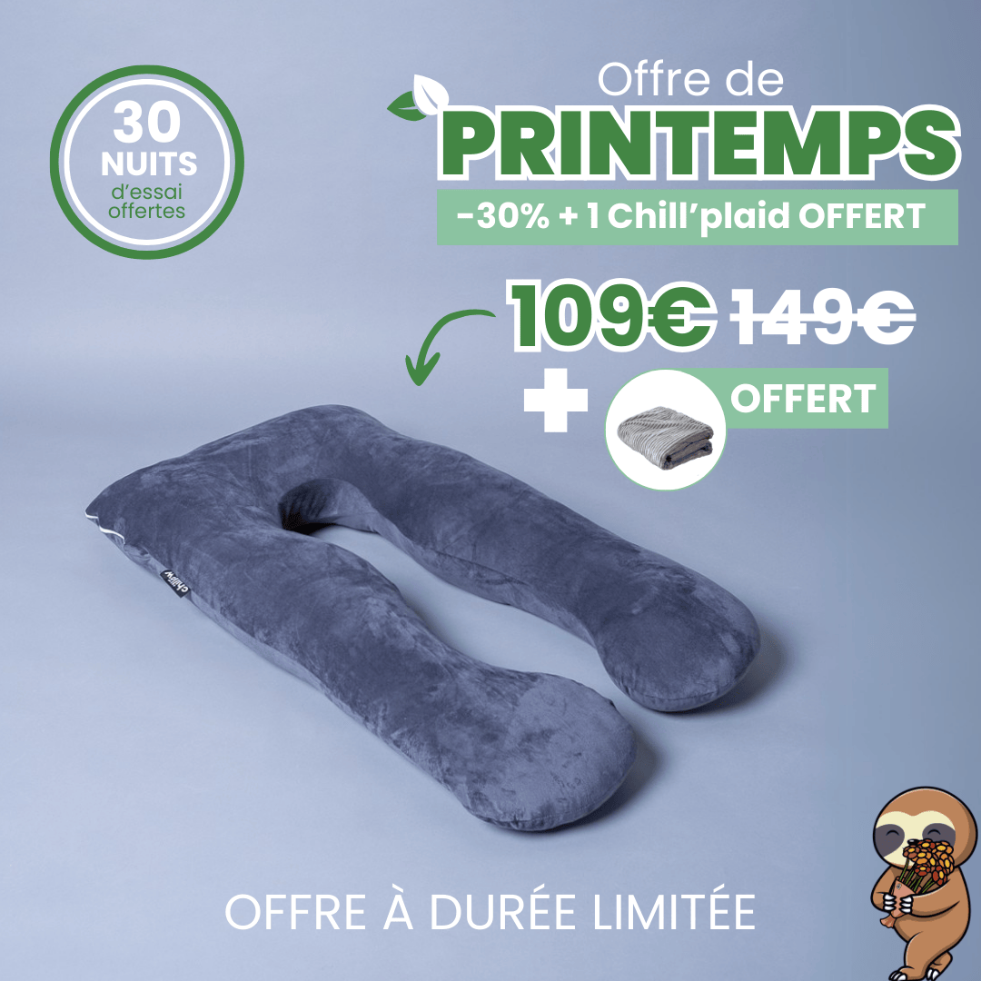 Coussin de Corps Ergonomique en U | Taille XXL | Chillow Original